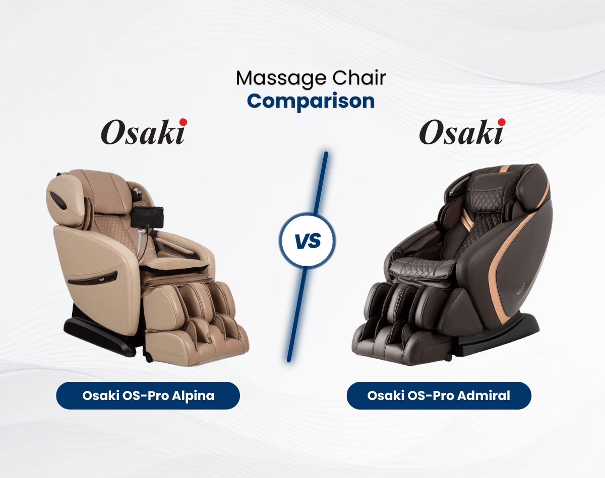 Osaki Alpina Vs Osaki Admiral Ii Massage Chair Comparison — The Modern